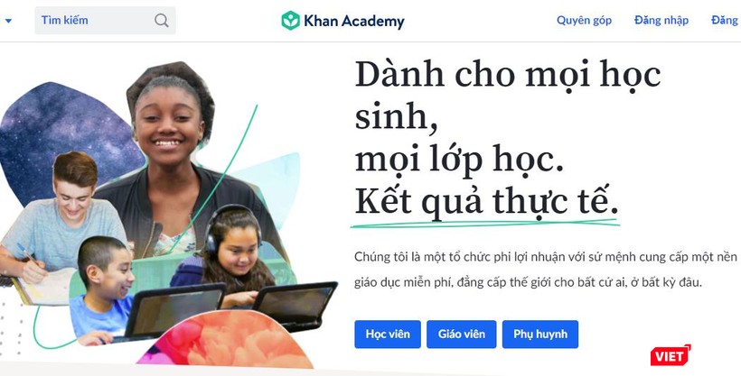 Nền tảng học trực tuyến miễn phí Khan Academy tiếng Việt chính thức ra mắt